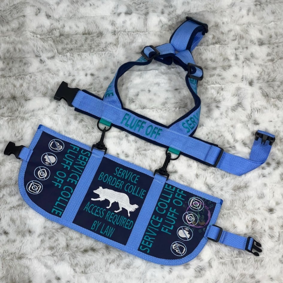 Custom Embroidered Service Dog Cape | Evergreen Dog Gear