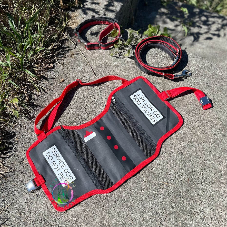 Custom Service Dog Vest With Artwork | Evergreen Dog Gear