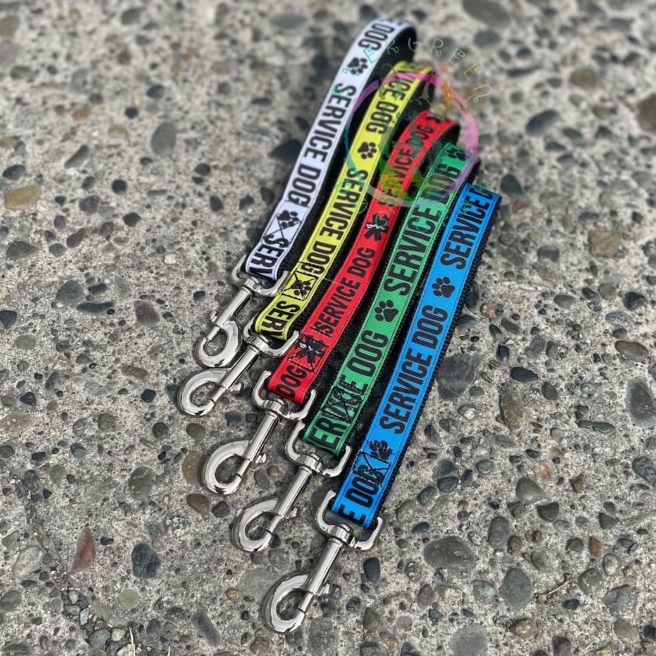 Custom Ribbon Traffic Lead | Evergreen Dog Gear