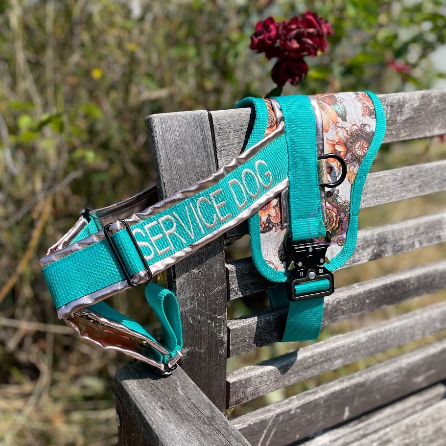 Vinyl Hybrid Harness - PREMADE | Evergreen Dog Gear